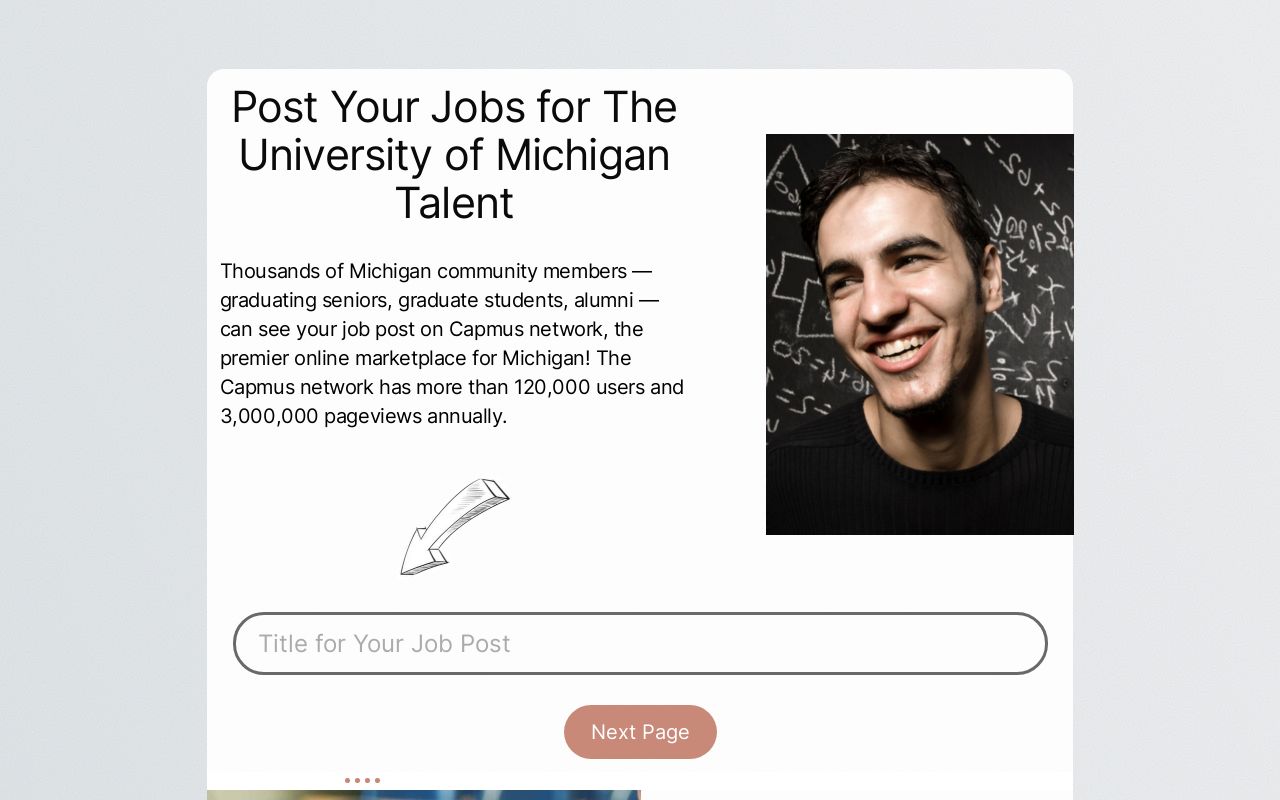 University of Michigan Job Post